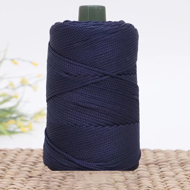 3mm New Summer Crochet Yarn Ice Rope Thread for Hand Knitting Bag Hat ...