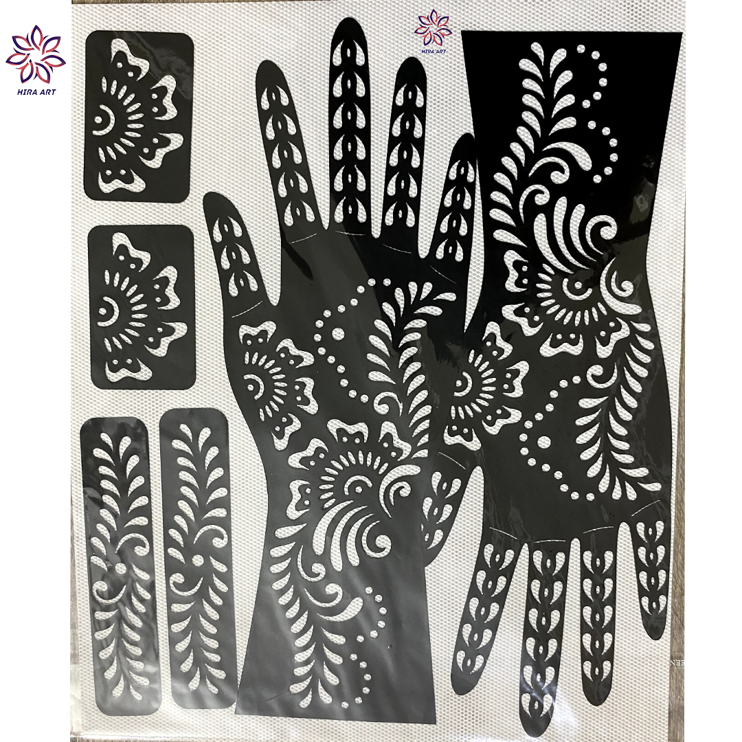 Mehndi Stickers For Girls Hand , Mehndi Stickers , Hira Art Mehndi ...