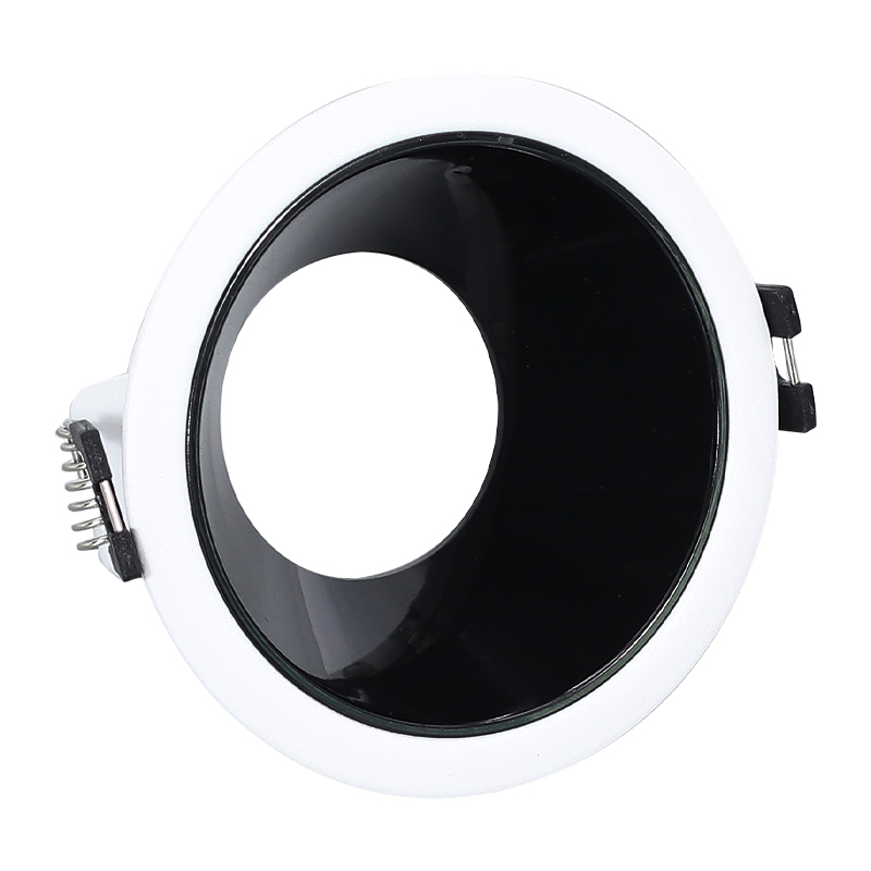Round GU10 Recessed Downlight Replacement Kit MR16 Fitting Mounting Ceiling Spot Lights Frame ...