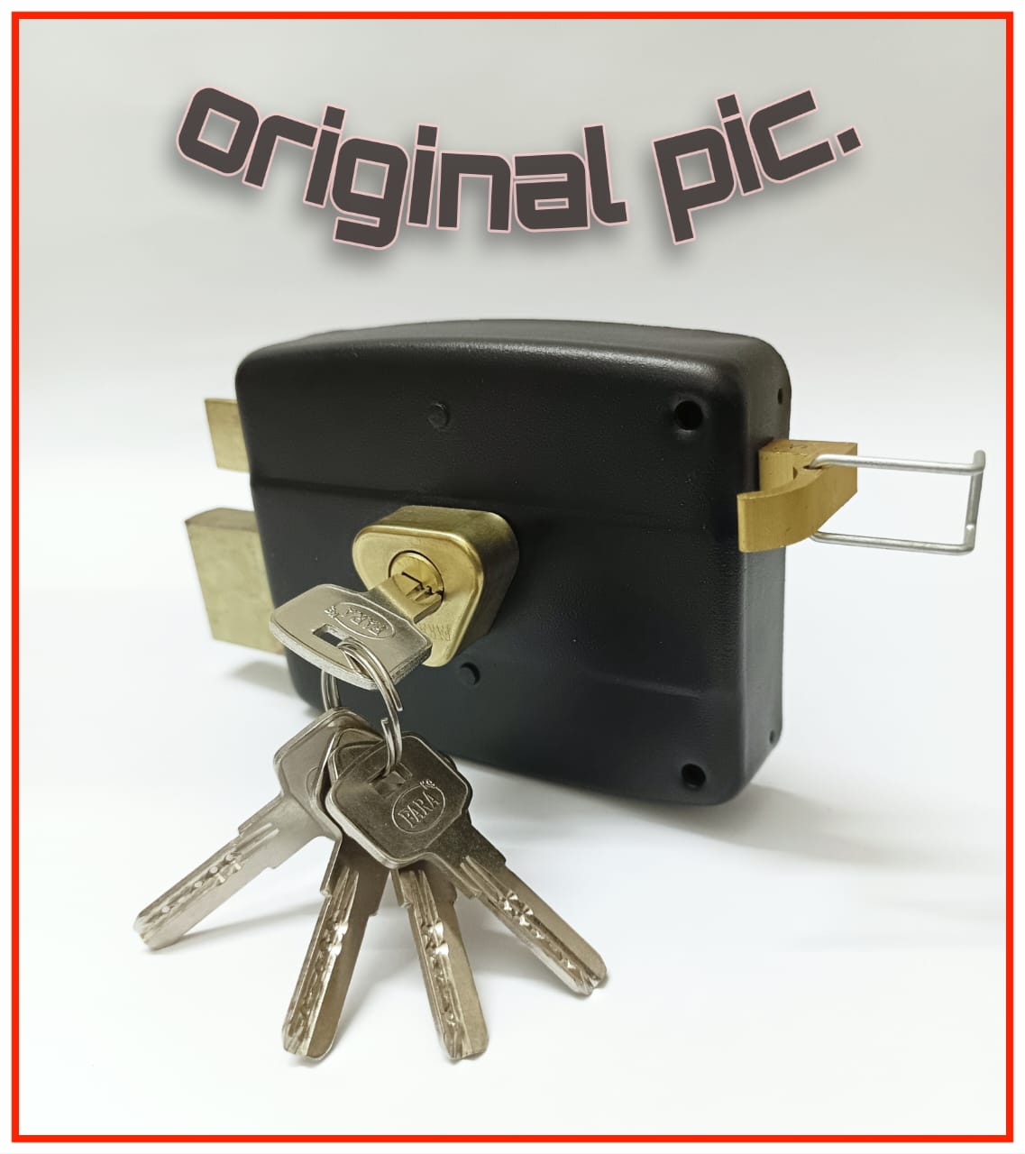 GATE LOCK FARA MAIN GATE LOCK WITH 5 KEYS ( MAIN GATE LOCK ) | Daraz.pk