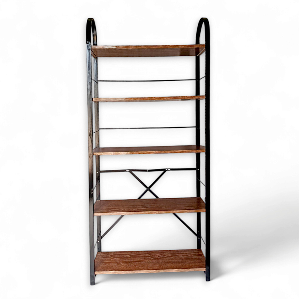 Relaxsit 5 Tiers and 4 Tiers Foldable Bookshelf with screwless assembly ...