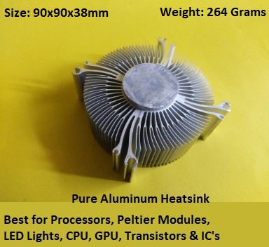 High Quality Large Pure Aluminum Heat Sink Cooler Cooling fin ...