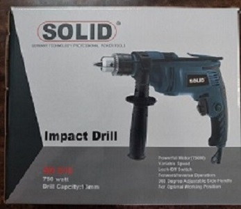 Solid Impact Hammer Drill Machine 750W - Variable Speed | Daraz.pk
