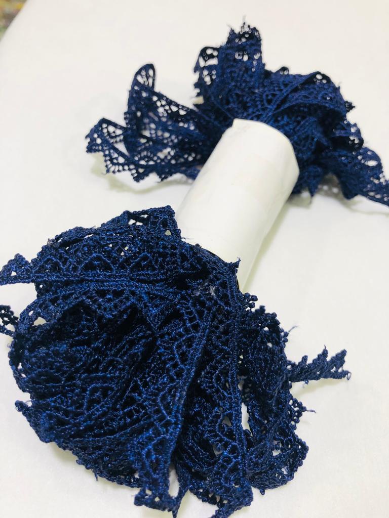 Shuttle lace for cloth new desine 14 yard/ guz - lace for cloth/ Small ...