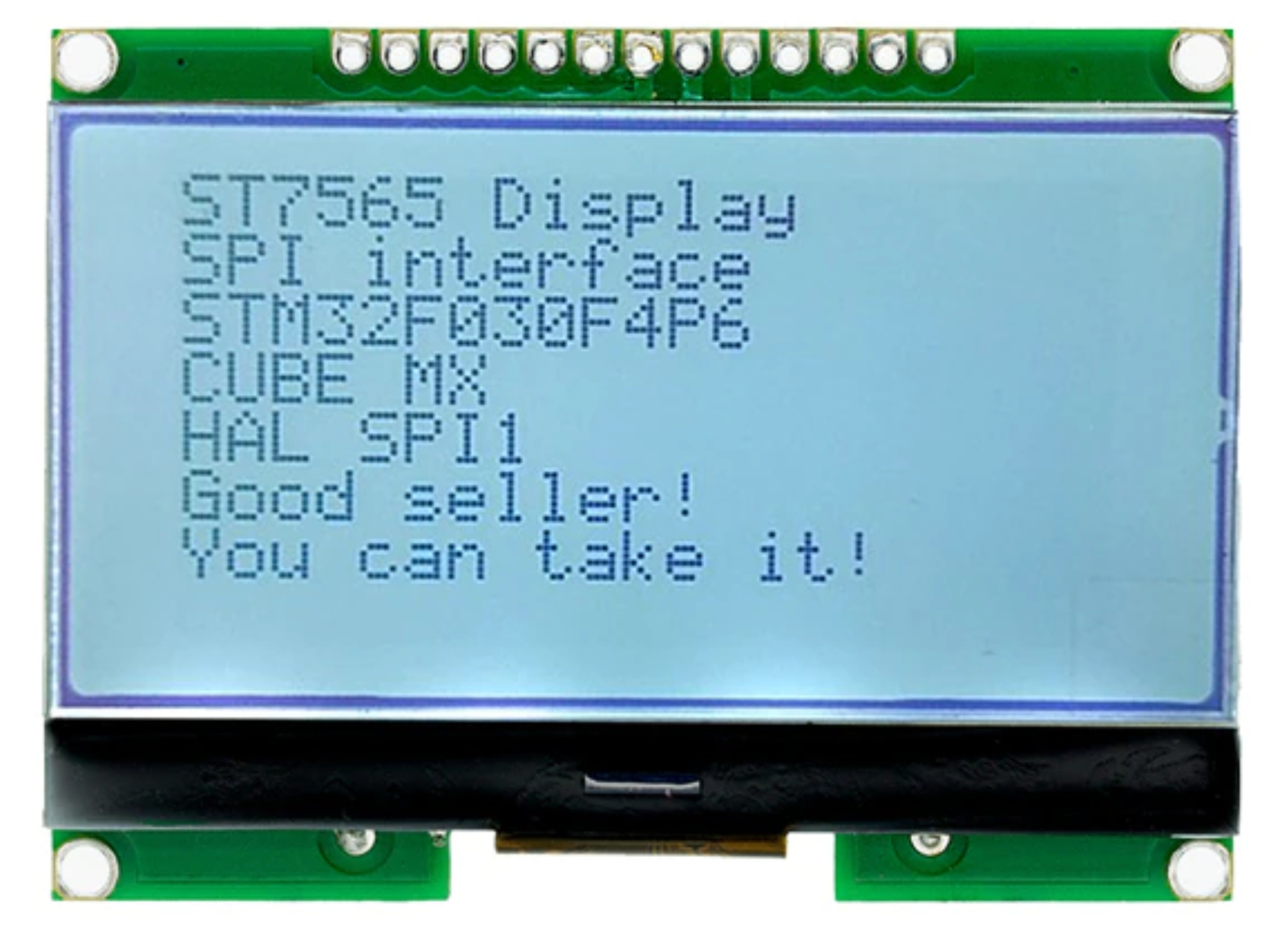 Lcd12864 12864-06D, 12864, LCD module, COG, dot matrix screen, SPI ...
