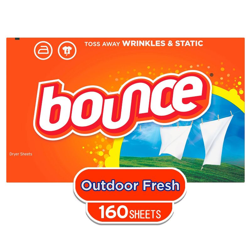 Bounce Fabric Softener Dryer Sheets, Outdoor Fresh, 160 Count | Daraz.pk