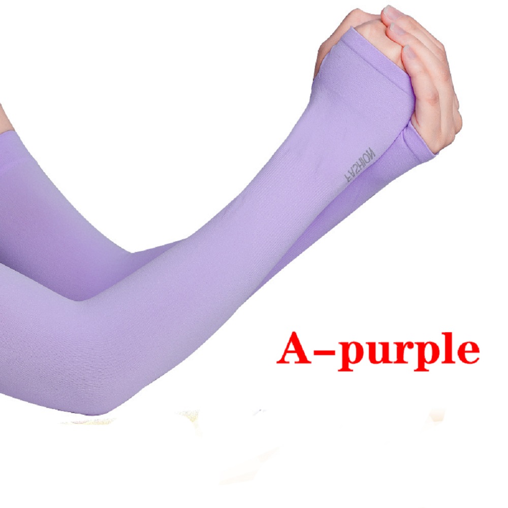 Quick Dry Breathable Hand Cover Sun Protection Sports Men Sun Sleeves ...