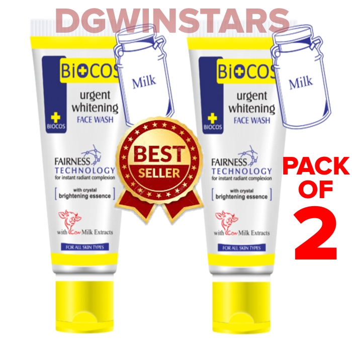 Pack of 2 Biocos Urgent Brightening Face Wash | Daraz.pk