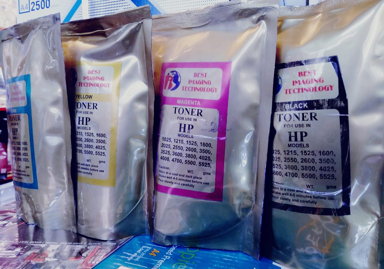 BEST IMAGING 40g COLOR LASER BAG FOR HP PRINTER - SET ( 4 COLOR BAG ...
