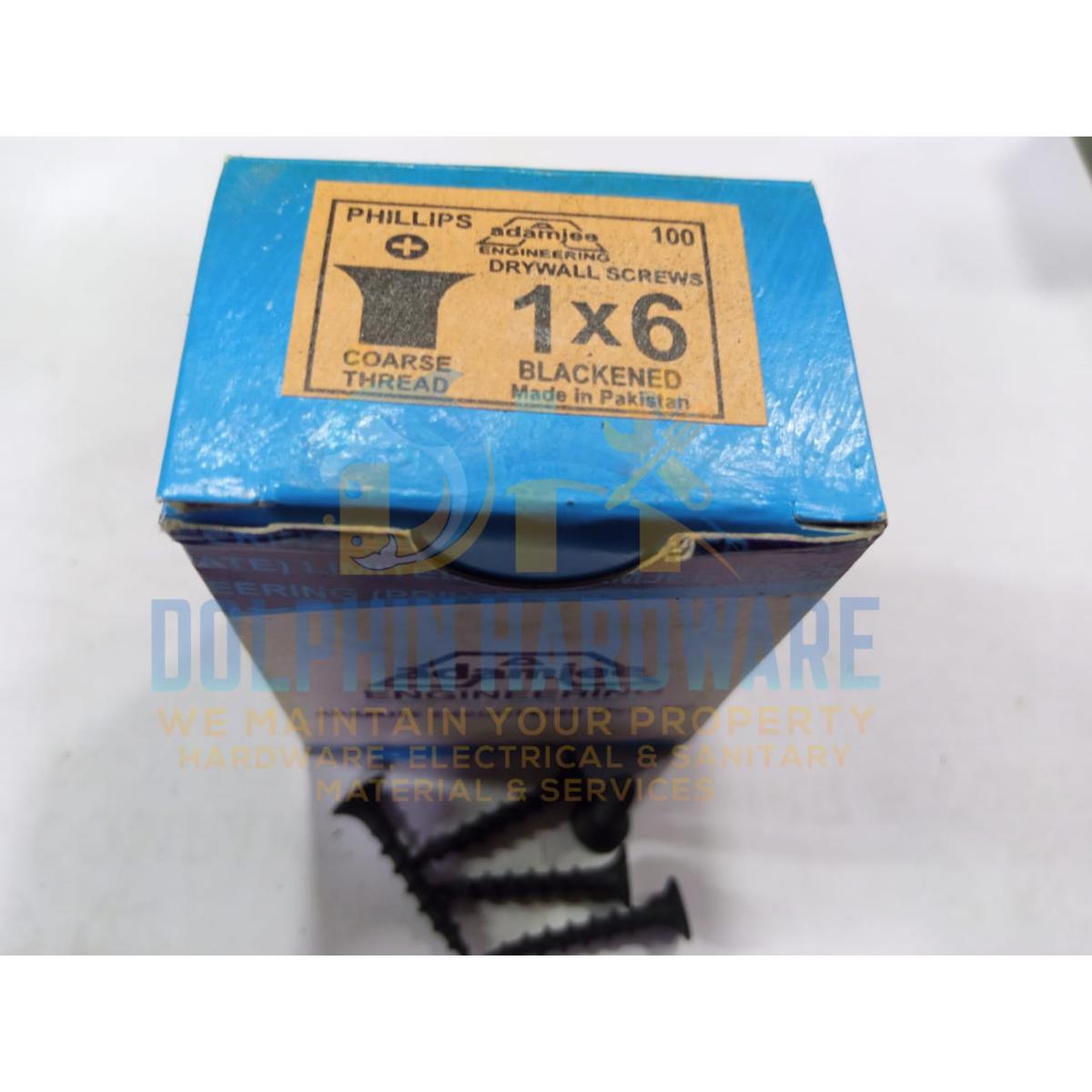 ADAMJEE BUGLE HEAD DRYWALL SCREWS BLACK SCREW FURNITURE SCREW WOOD ...