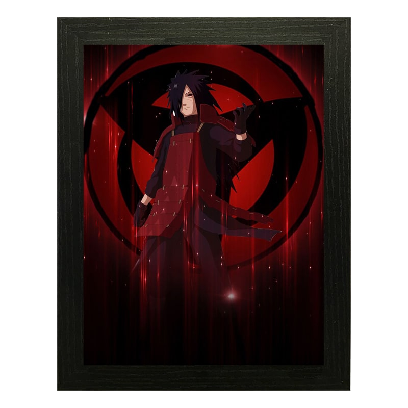 Naruto Anime Poster Frame, Framed Anime Uchiha Madara Posters - Raqeeq ...