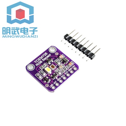 TCS34725 color recognition sensor bright light sensing module RGB IIC supports Arduion STM32 ...