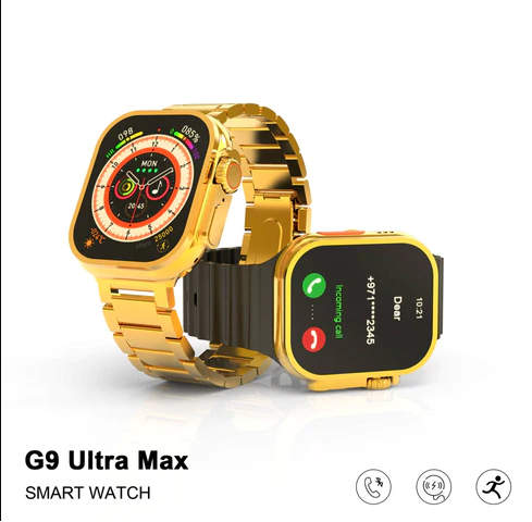 Fendior America G9 Ultra Max/S9 Ultra Gold Edition 49mm Watch Series 8 ...