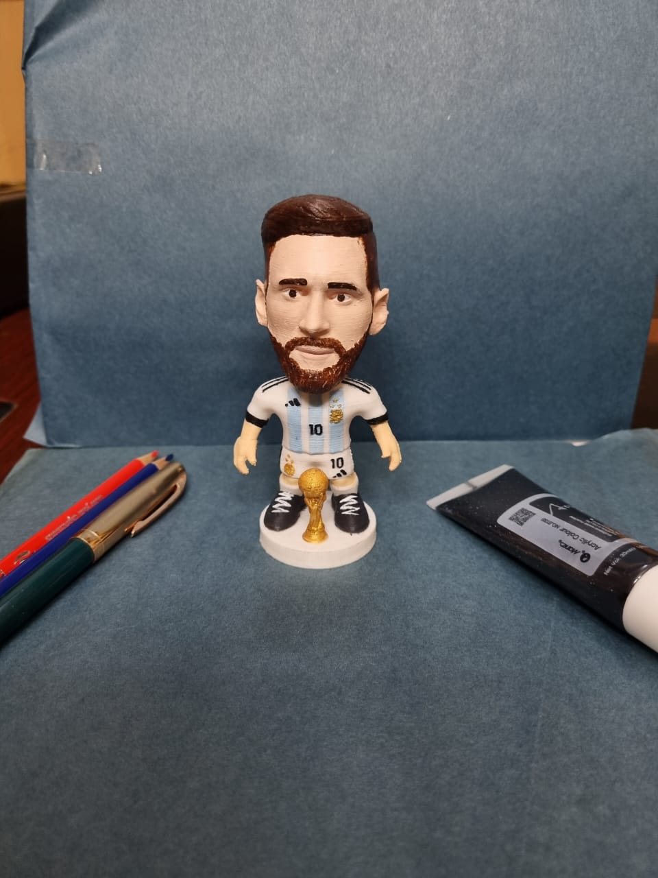 Lionel Messi Action Figure Customized Hand made | Daraz.pk