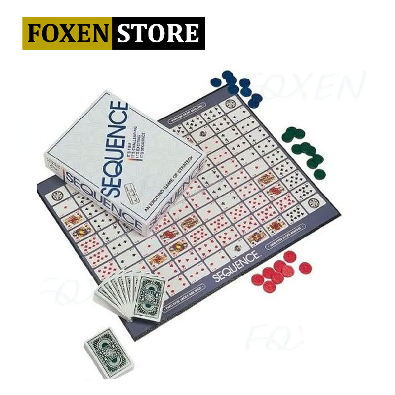 Sequence Strategy Board Game - Multicolor | Daraz.pk