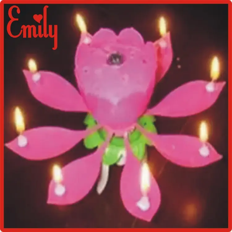 Birthday Flower Candle That Opens | Best Flower Site