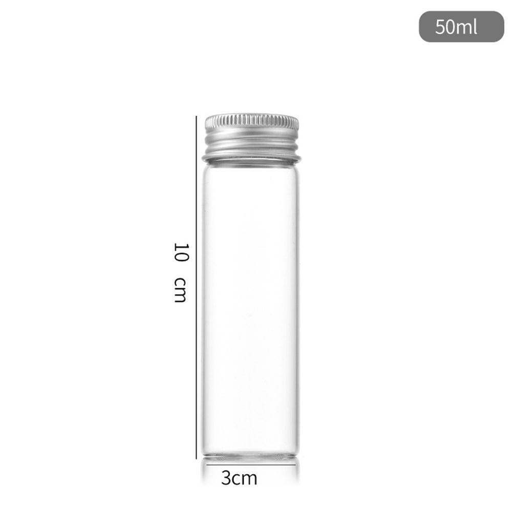 Small Glass Containers Home Decor Supplies Transparent Sample Jars Mini ...