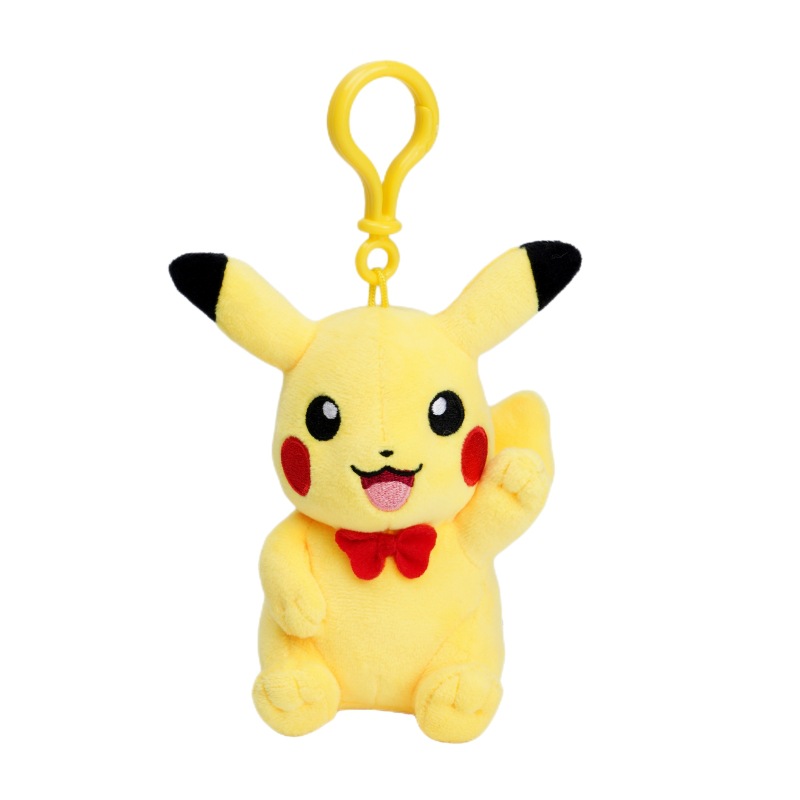Genuine Pokemon Pendant Pikachu Doll Yibu Plush Toy Backpack Hanging ...