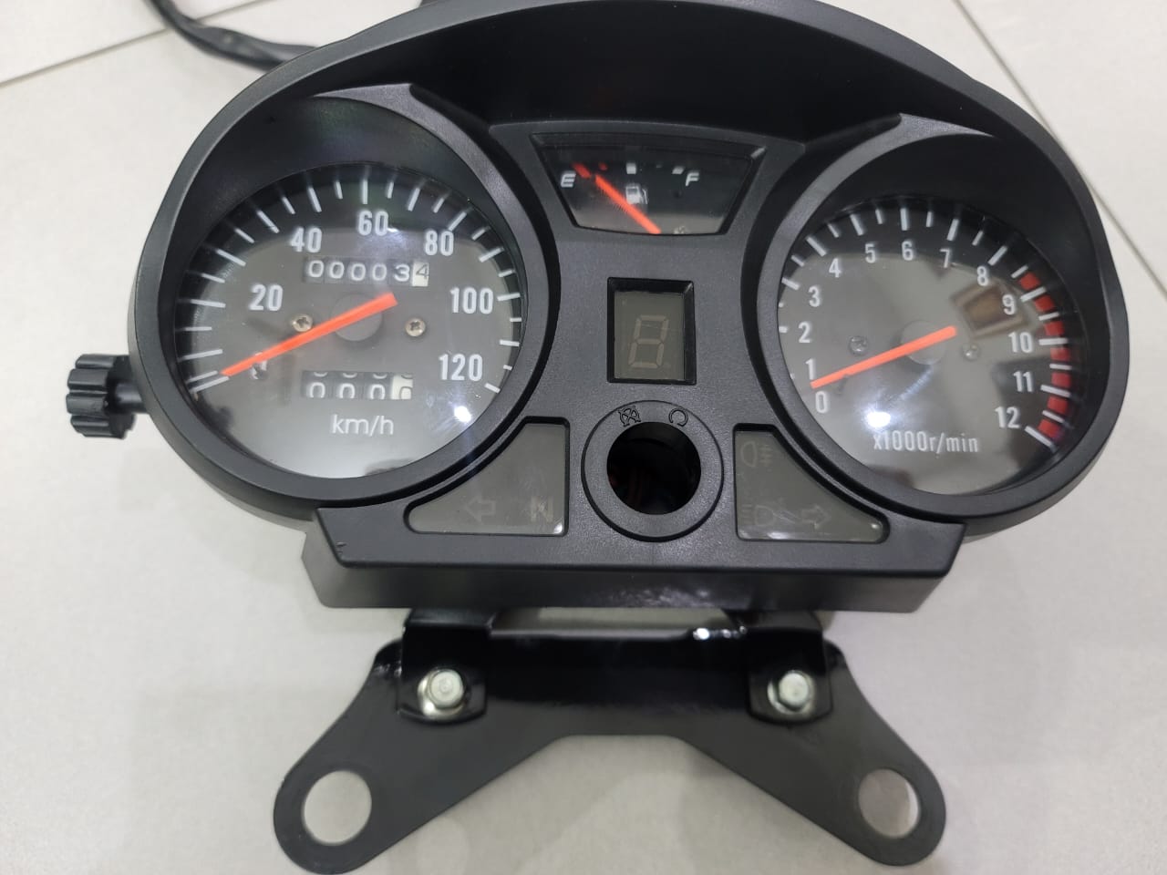Speedometer Tachometer Assembly with Wiring, Meter Bracket and ...