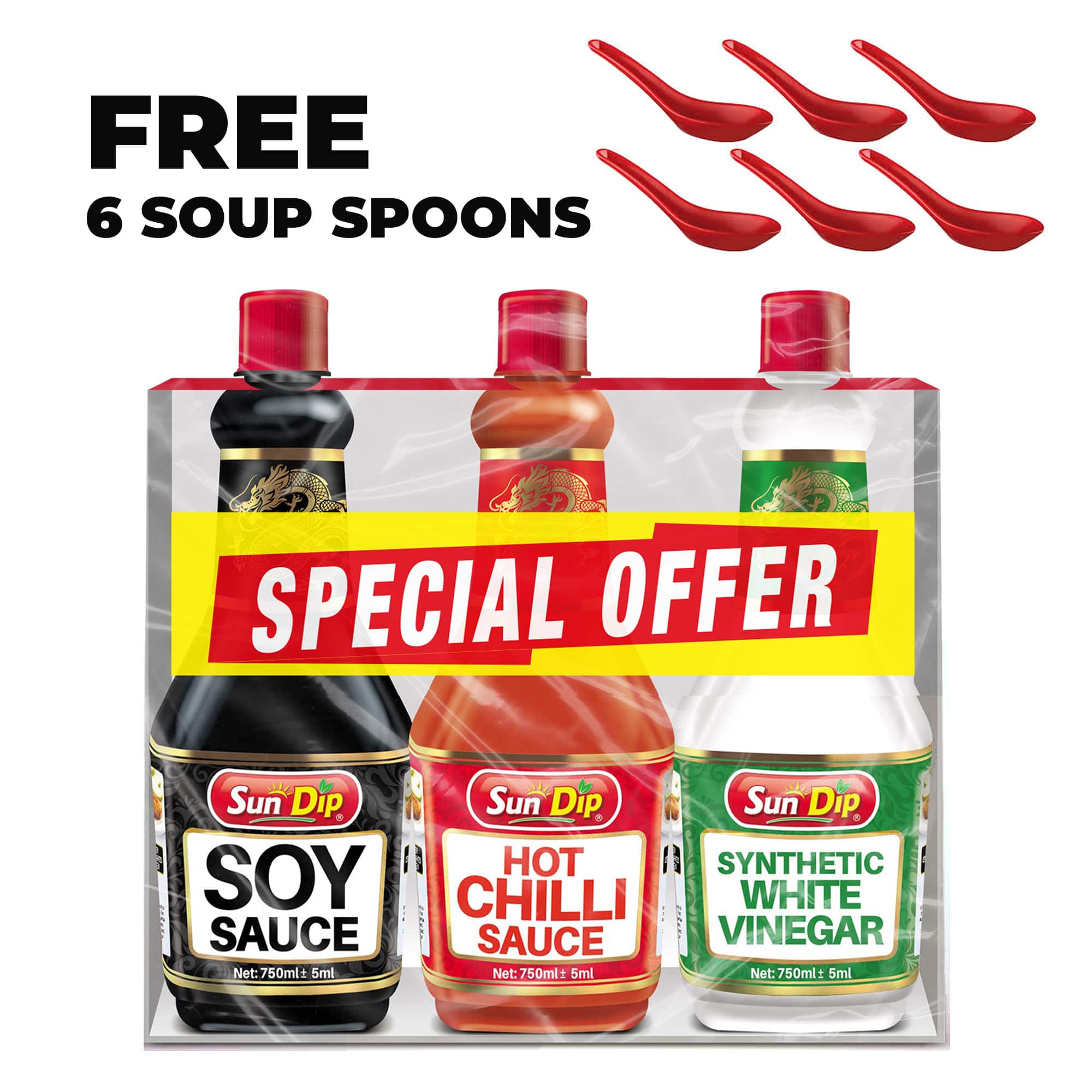 Sundip Chinese Sauces 3in1 Trio pack - 750ml | Daraz.pk