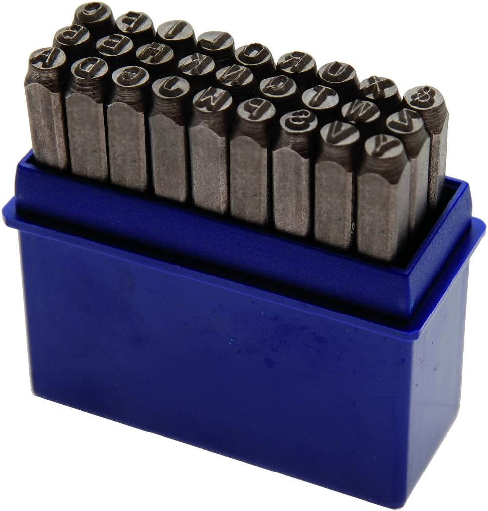 27 PCS Engraving Letter Punch Set, (A to Z), All Sizes Available (1.5 ...