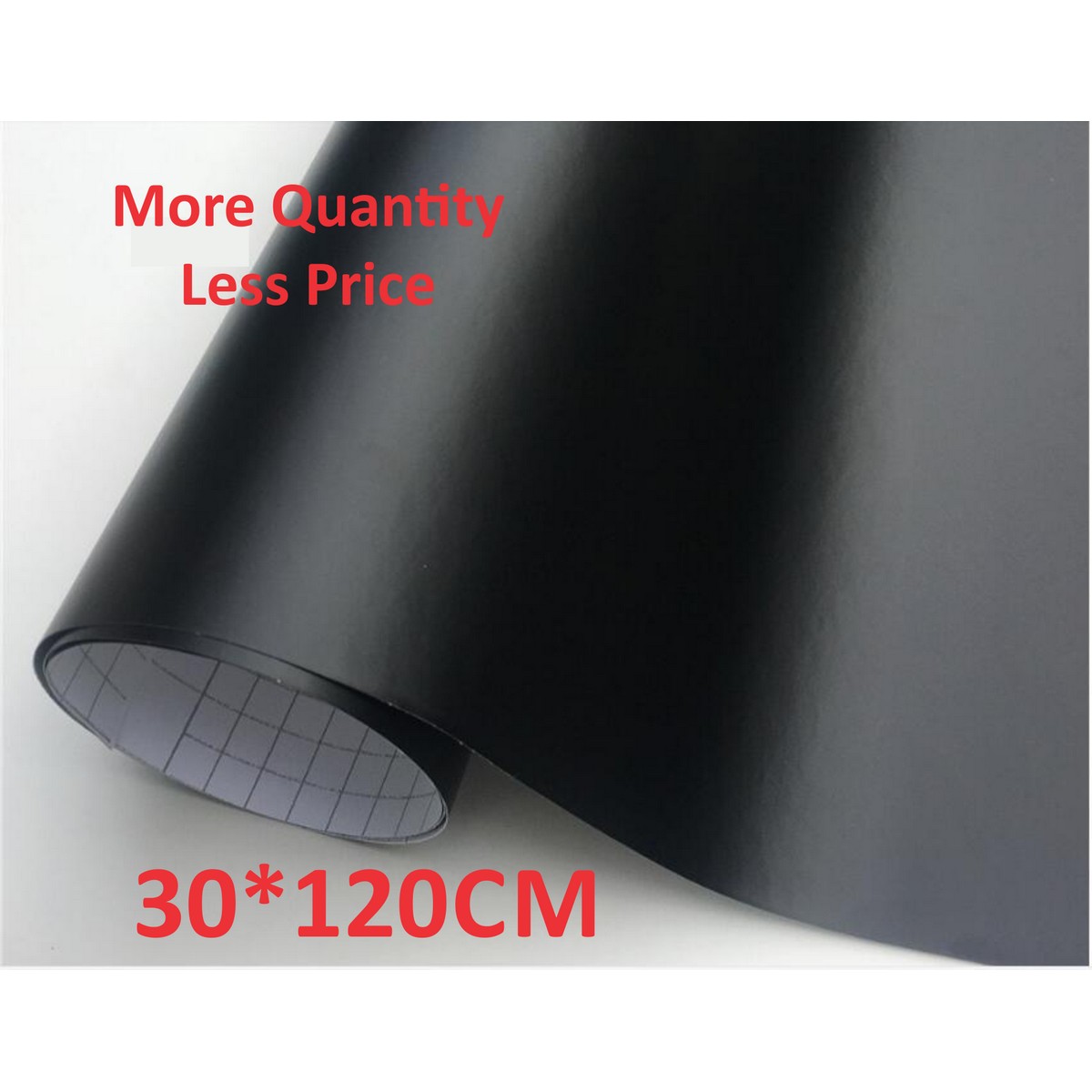 30cmx120cm Matte Black Vinyl Car Wrap Sheet Car stickers and Decals ...