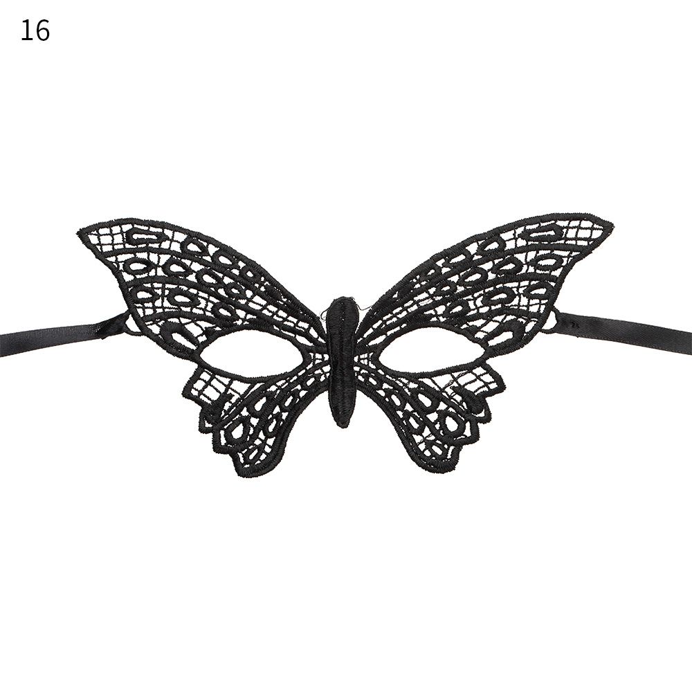Ball Prom Halloween Black Cosplay Party Eye Face Masks Lace Mask Hollow ...