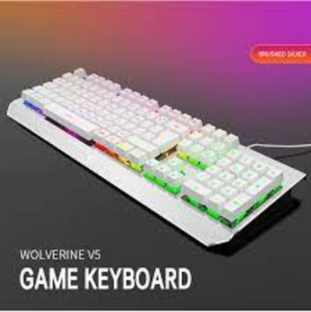 Wolf Totem V5 Ergonomic Design Mechanical Feel RGB LED Backlit Gaming ...