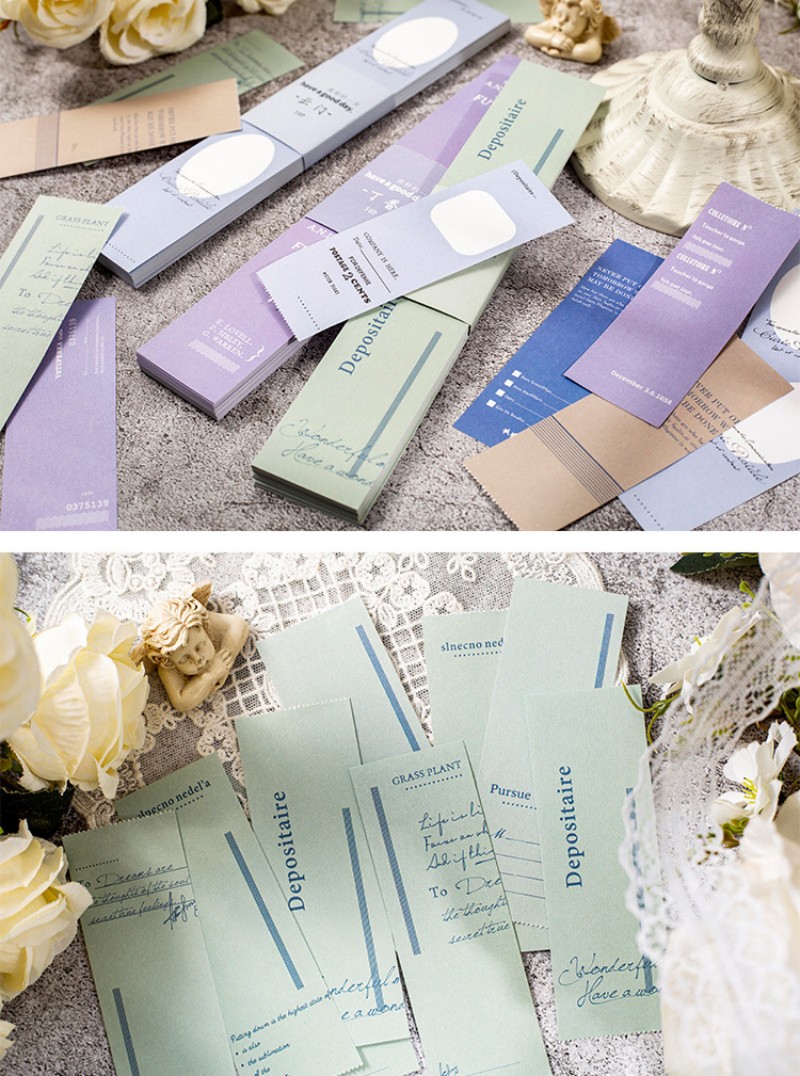 RHS Online 50PCS Simple Shis Collection Series Material Paper Label ...