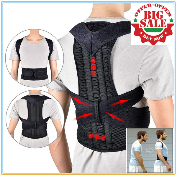 New High quality Big posture Magnetic Therapy Posture Corrector Brace ...