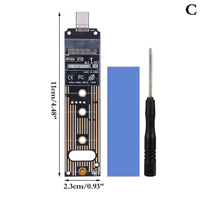 M.2 To Usb 3.1 Ssd Adapter M.2 Nvme Sata Dual Protocol Rtl9210b Ssd ...