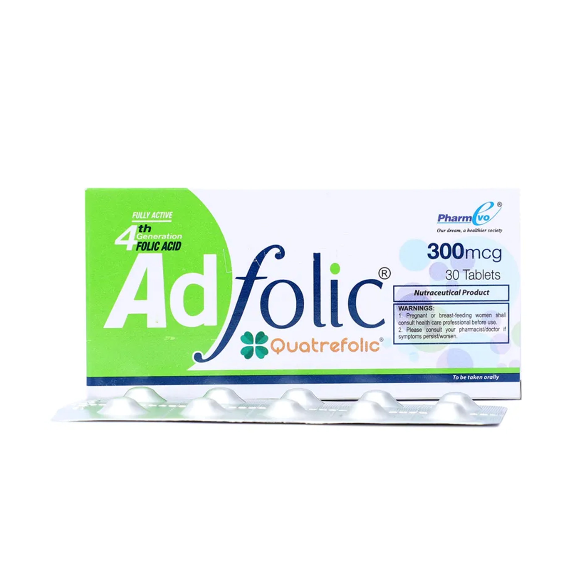 AD Folic 300mcg Tablet By PHARMEVO | Daraz.pk