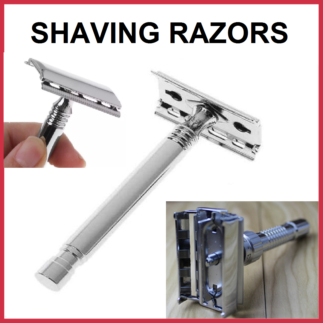 Safety Razor With Steel Grip, Shaving Razor For Men, Hygiene Razer ...