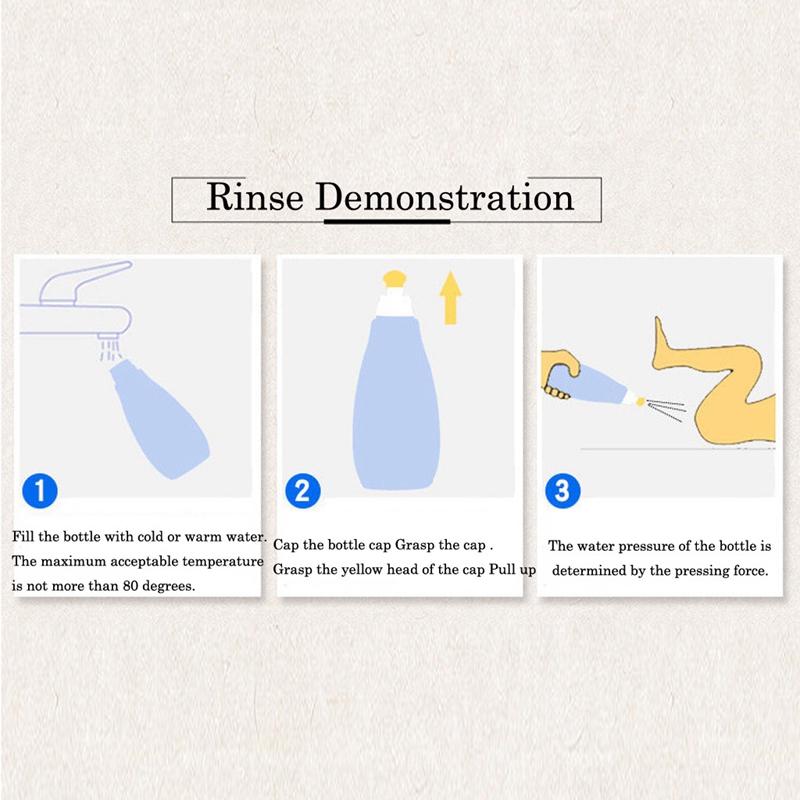 Dispositivo sanitario de descarga de un solo orificio Bidet portátil T ...