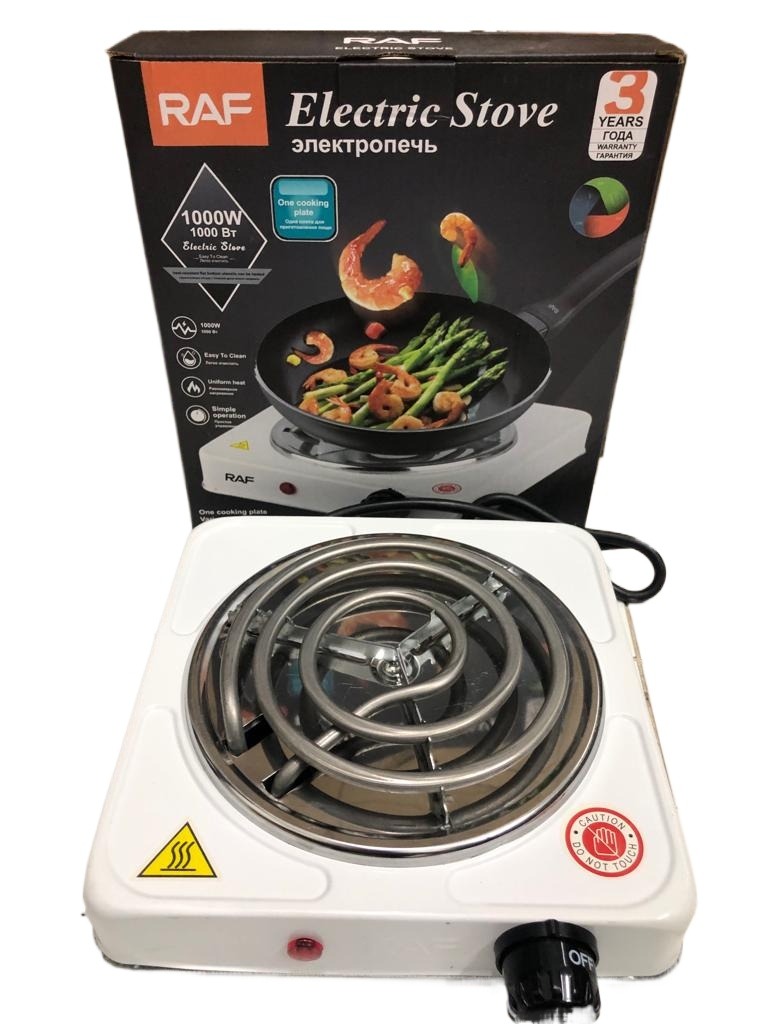 Raf Electric Stove 1000W Cooking Stove Electric Chohla Single Electric Stove Compact and ...