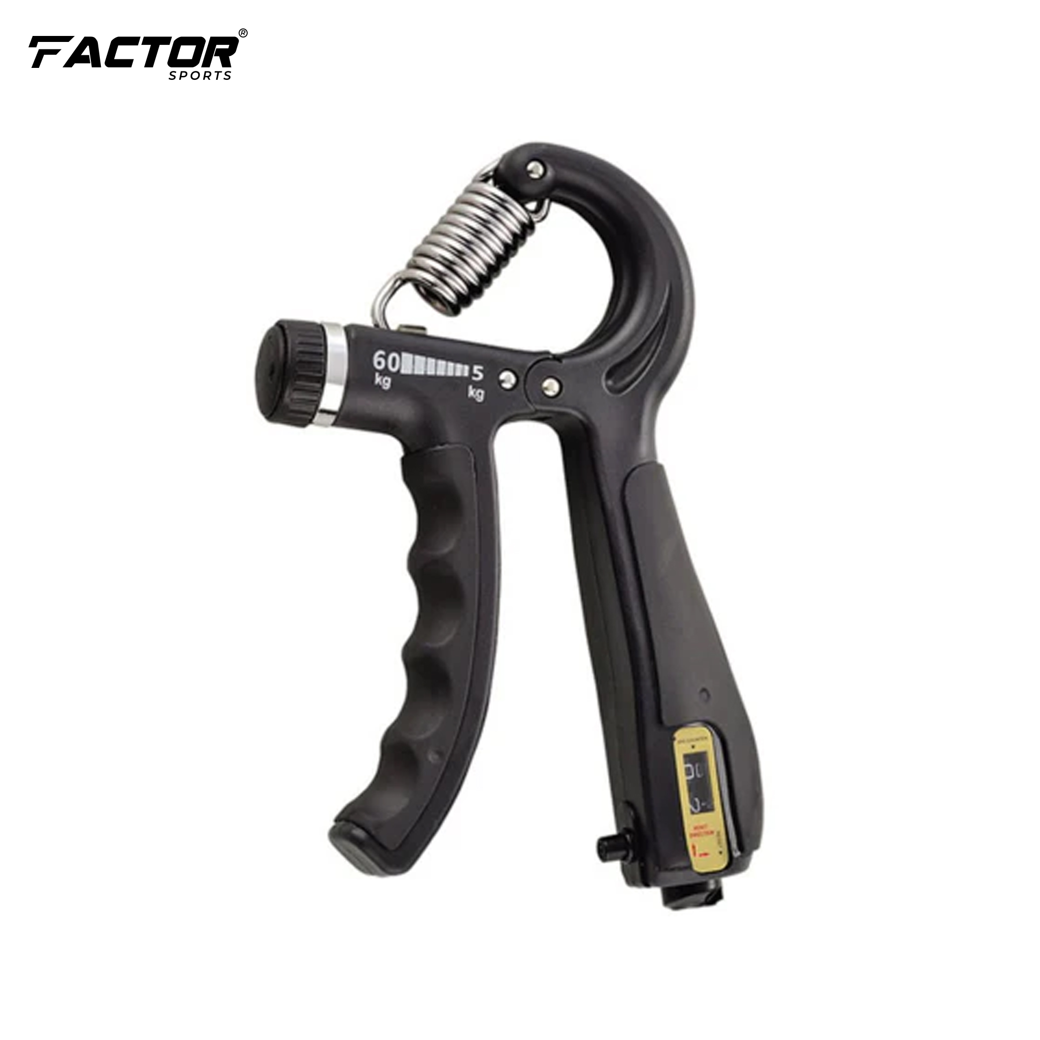 Factor Sports Count Hand Gripper Adjustable Resistance Automatic ...