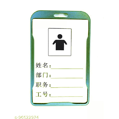 Vertical Aluminum Material Card Badge Holders,Bus Card ID Card-1pcs ...