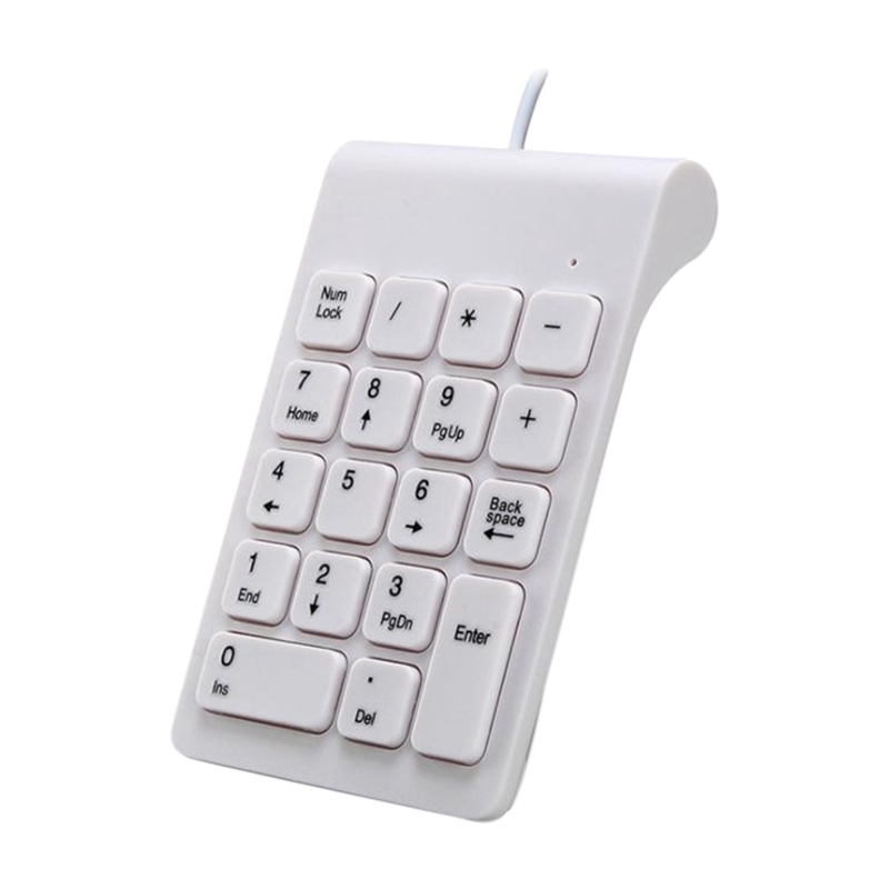 Mini USB Wired Numeric Keypad Numpad 18 Keys Digital Keyboard for ...