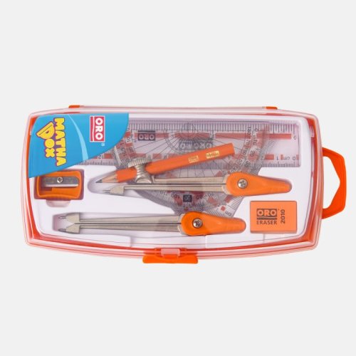 ORO MathBox Geometry Box-Mathematical Instruments, Geometry Box ...