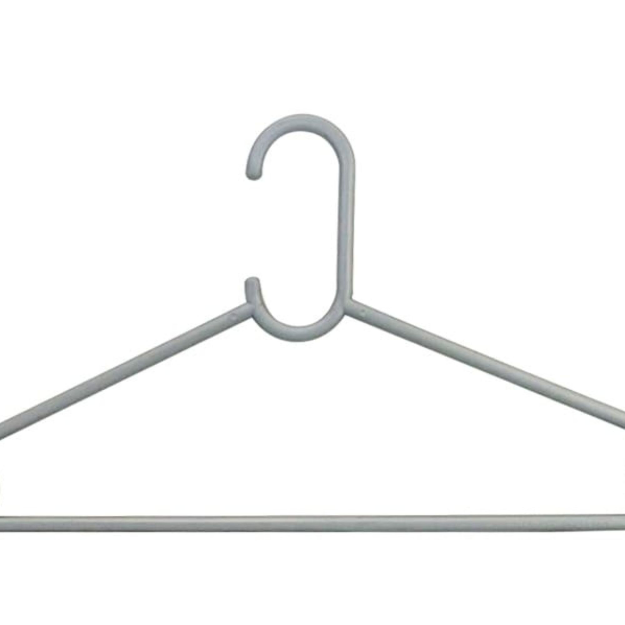 Plastic Grey Hangers in Large Size - Pack of 12 Good Quality Gray Color ...