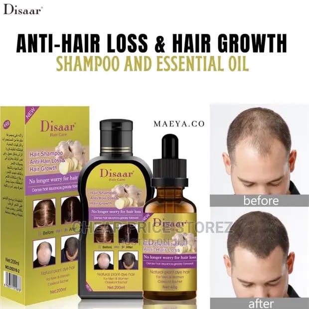 DISAAR Hair Shampoo Plus Serum Anti-Hair Loss & Hair Growth 200ml ...