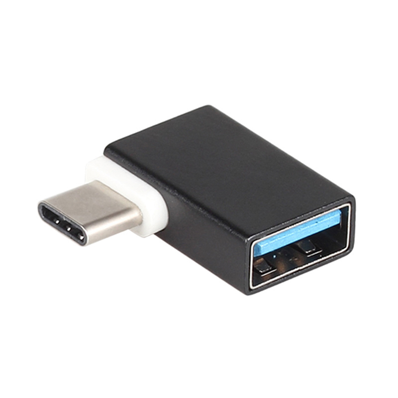 90 Degree Angle Type-C OTG Adapter USB Female to Type-C Male Joint ...