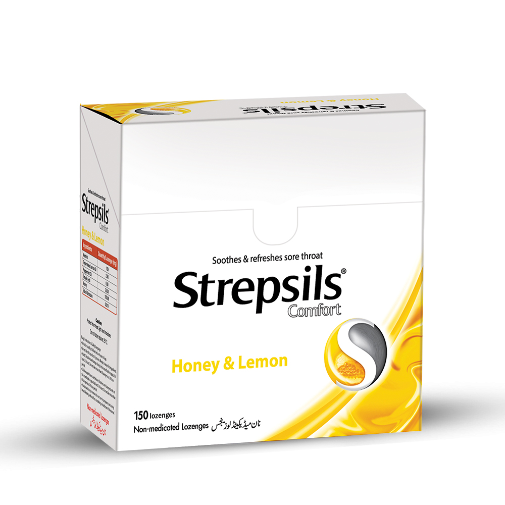 Strepsils Lozenges Honey & Lemon 15 Strips | Daraz.pk