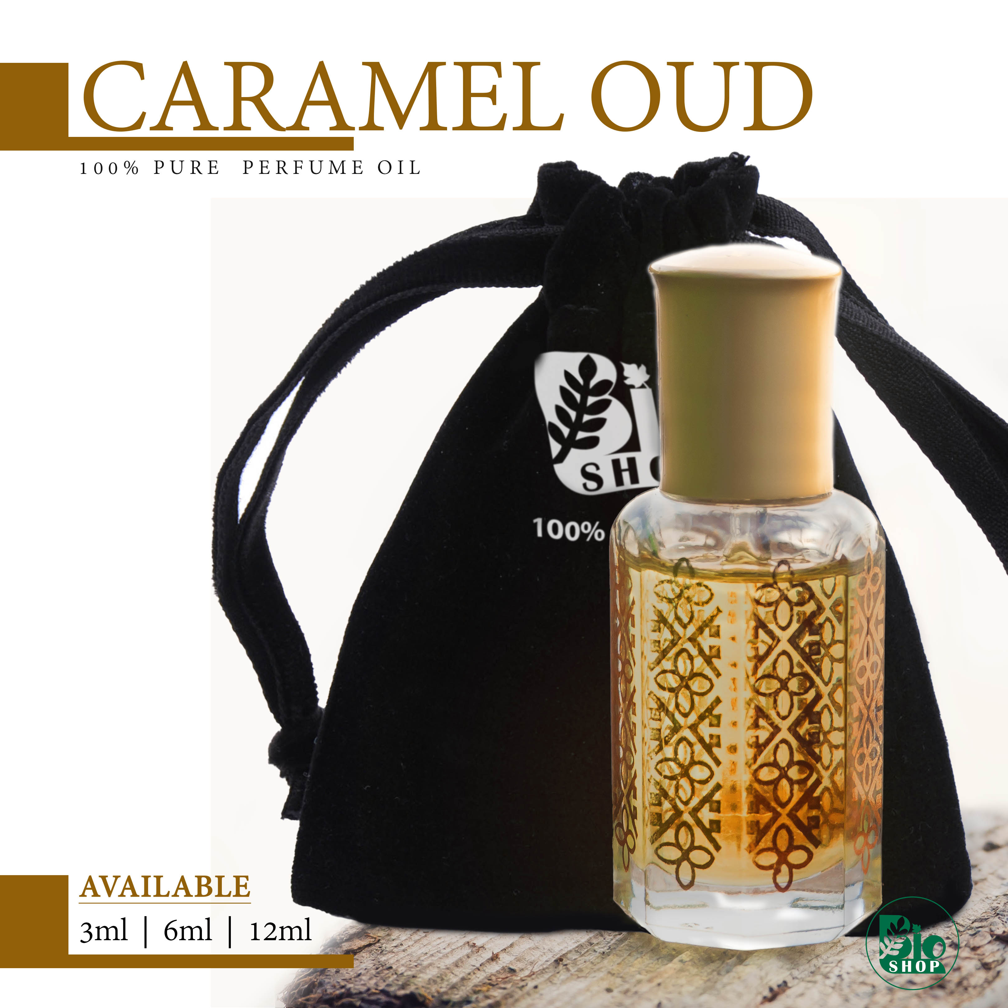 CARAMEL OUD Arabic Attar Non-Alcoholic Original Concentrated Perfume ...