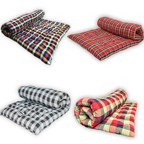 Polyester Filled Gadda For Single Bed & Floor Folding Mattress Multi ...