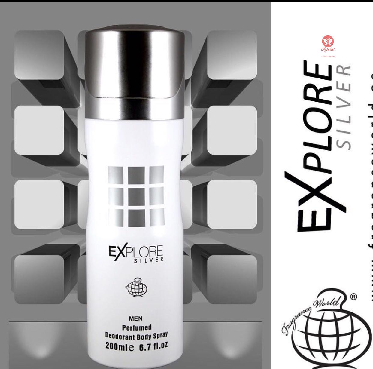 Explore Silver Body Spray - Men 200 ml | Daraz.pk