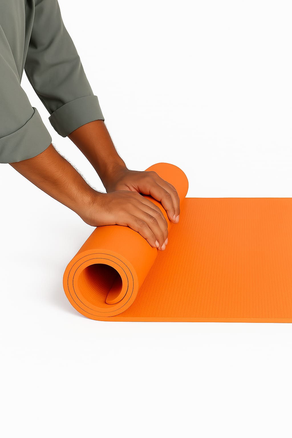 Peramir Premium 8mm Thick Anti-Slip Yoga Mat, Non-Toxic, Waterproof ...