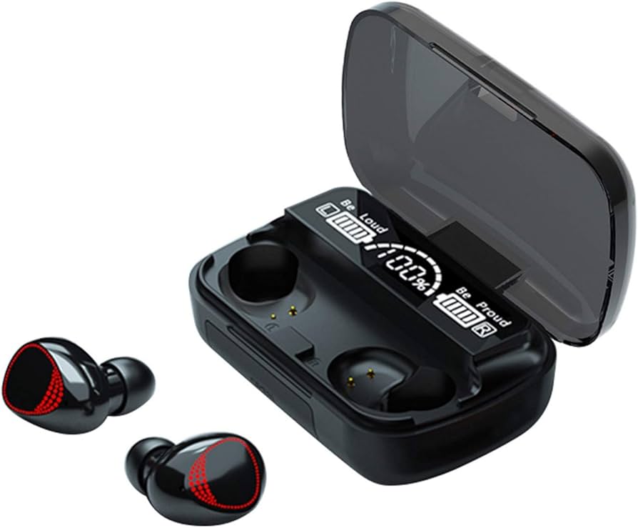 M10 Air buds Wireless Bluetooth EarBuds Stereo Earphones with Power ...