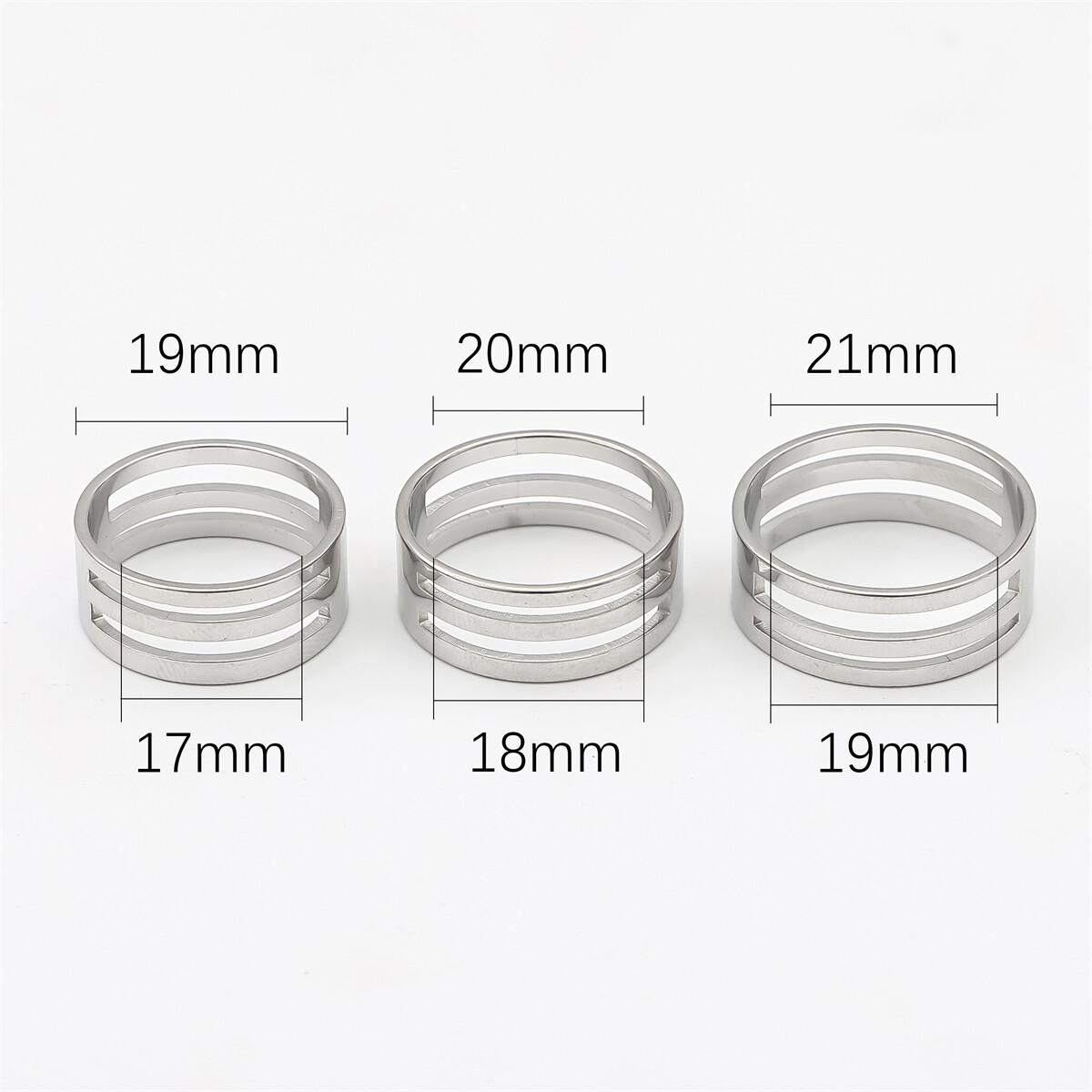 17-19mm Stainless Steel Jump Ring Open Ring Tools For Jewelry Making ...