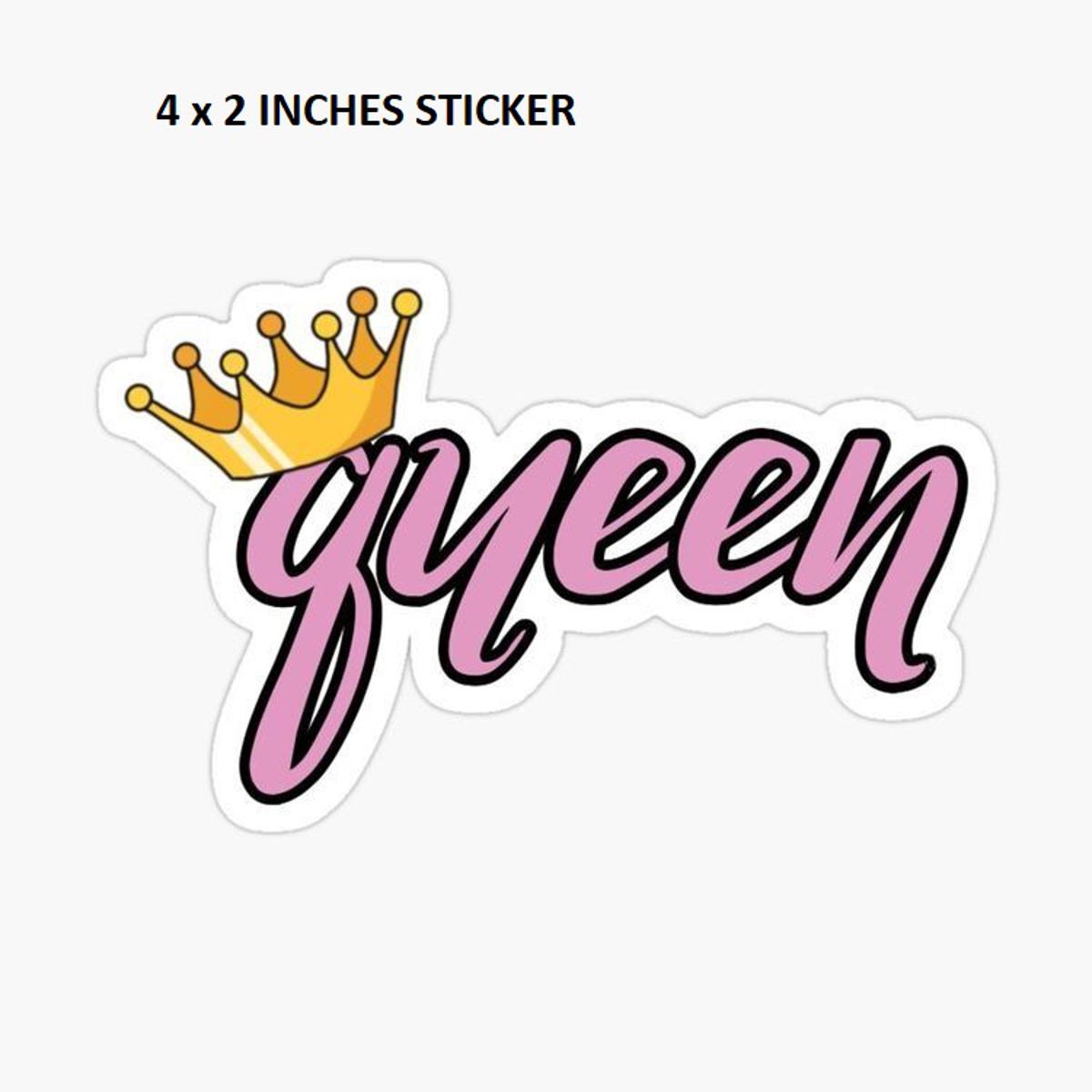 Queen Sticker - Stickers for Mobile - Stickers for Laptop - Aesthetic ...